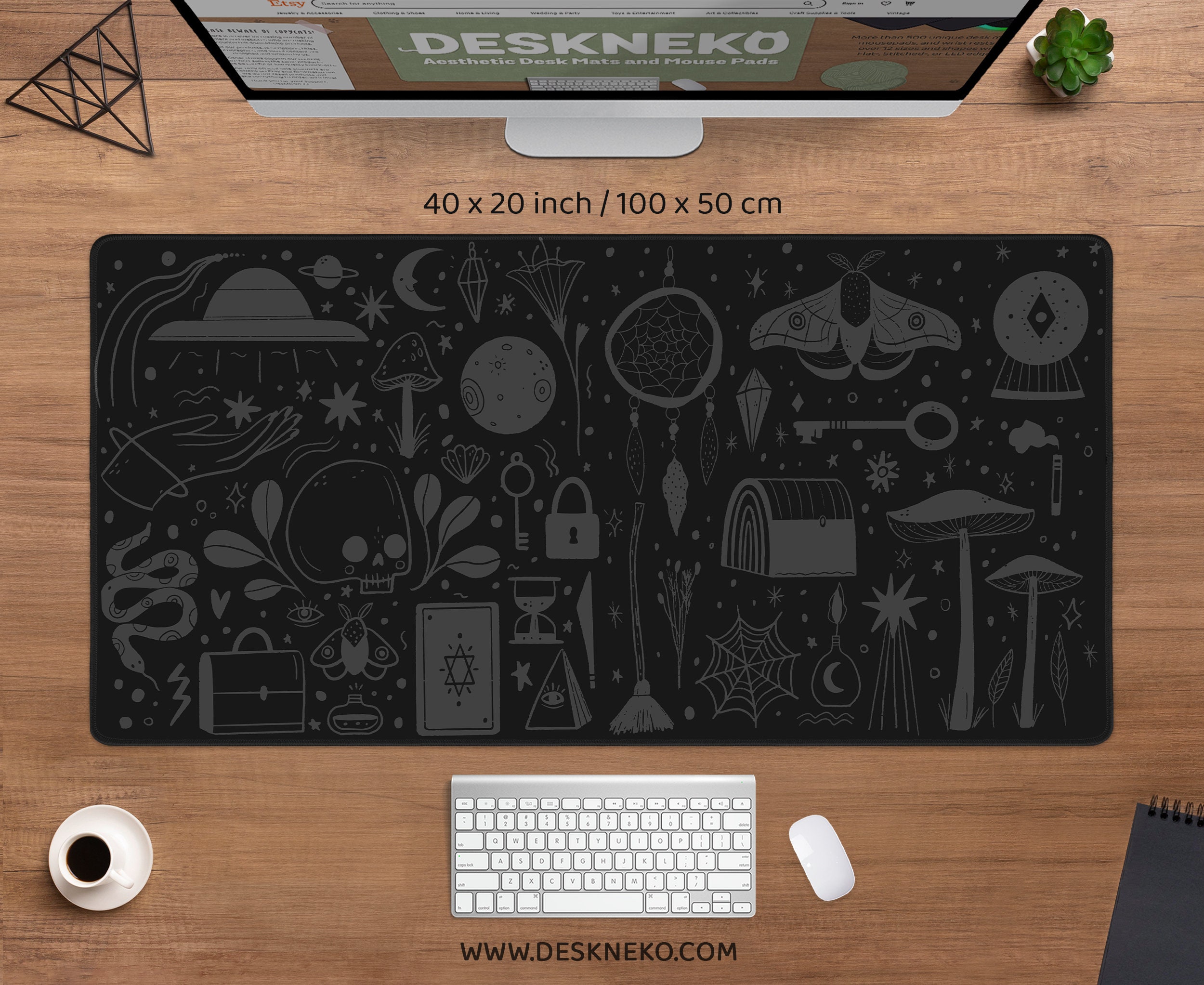 Spooky goth, Witchy gaming desk mat sold by Lethal Arlyn | SKU 40219674 ...