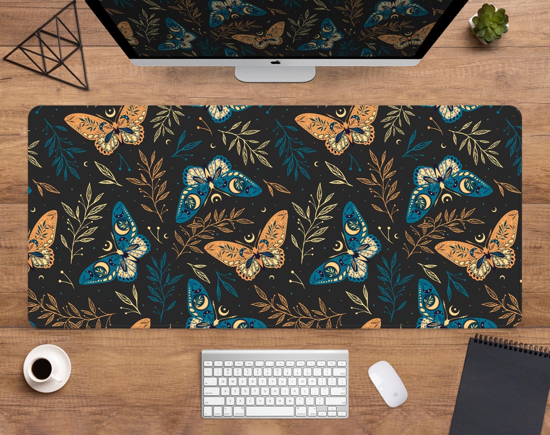 Mystical Butterfly Deskmat, Cottagecore Mousepad, Cute Witchy Desk Mat ...