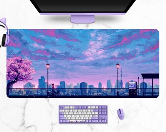 Anime Aesthetic Mousepad Extra Large Gaming Mouse Pad | Etsy
