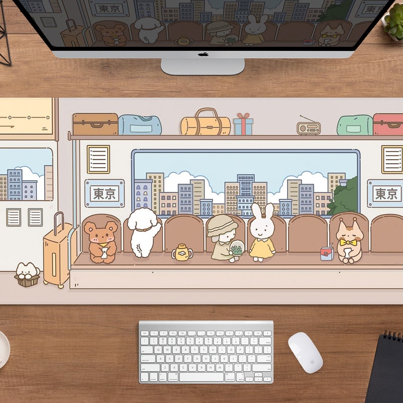 Kawaii Desk Mat - Etsy