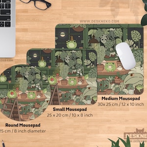 Cute Frogs Desk Mat, Green Mouse Pad Xl, Led Rgb Large Extended, Anime ...