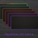 Japanese Desk Mat RGB, Neon Tokyo Cat LED Gaming Mousepad With ...