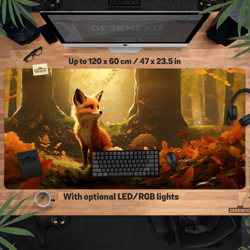 Fox Mouse Pad - Etsy