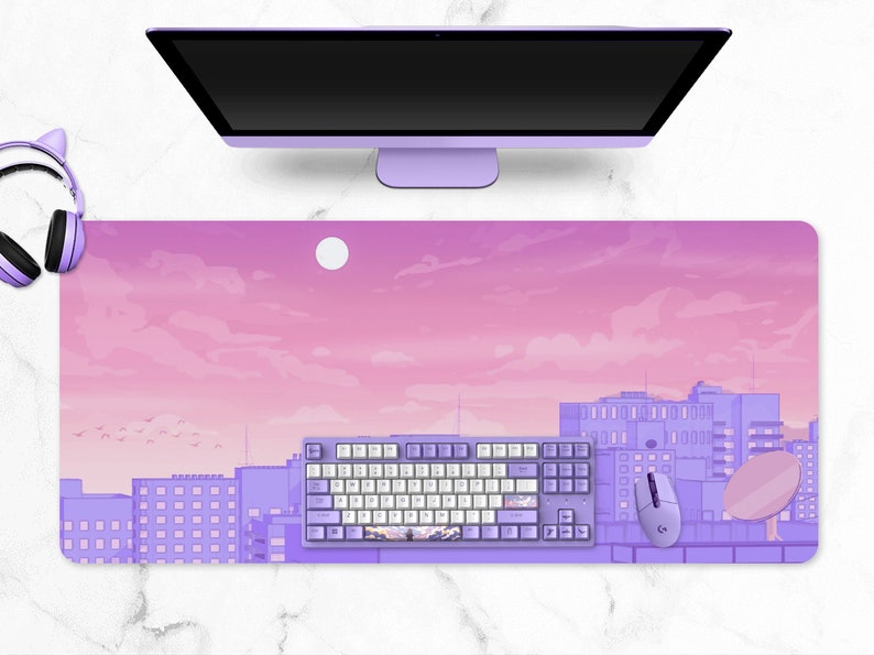 Anime Aesthetic Mousepad Extra Large Gaming Mouse Pad | Etsy