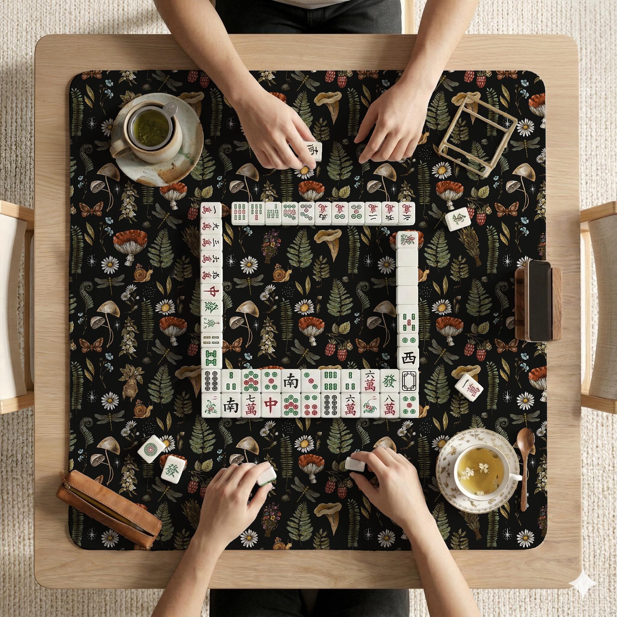 Mahjong Mat, Mahjong Table Mat, Board Game Table Protector, Neoprene ...