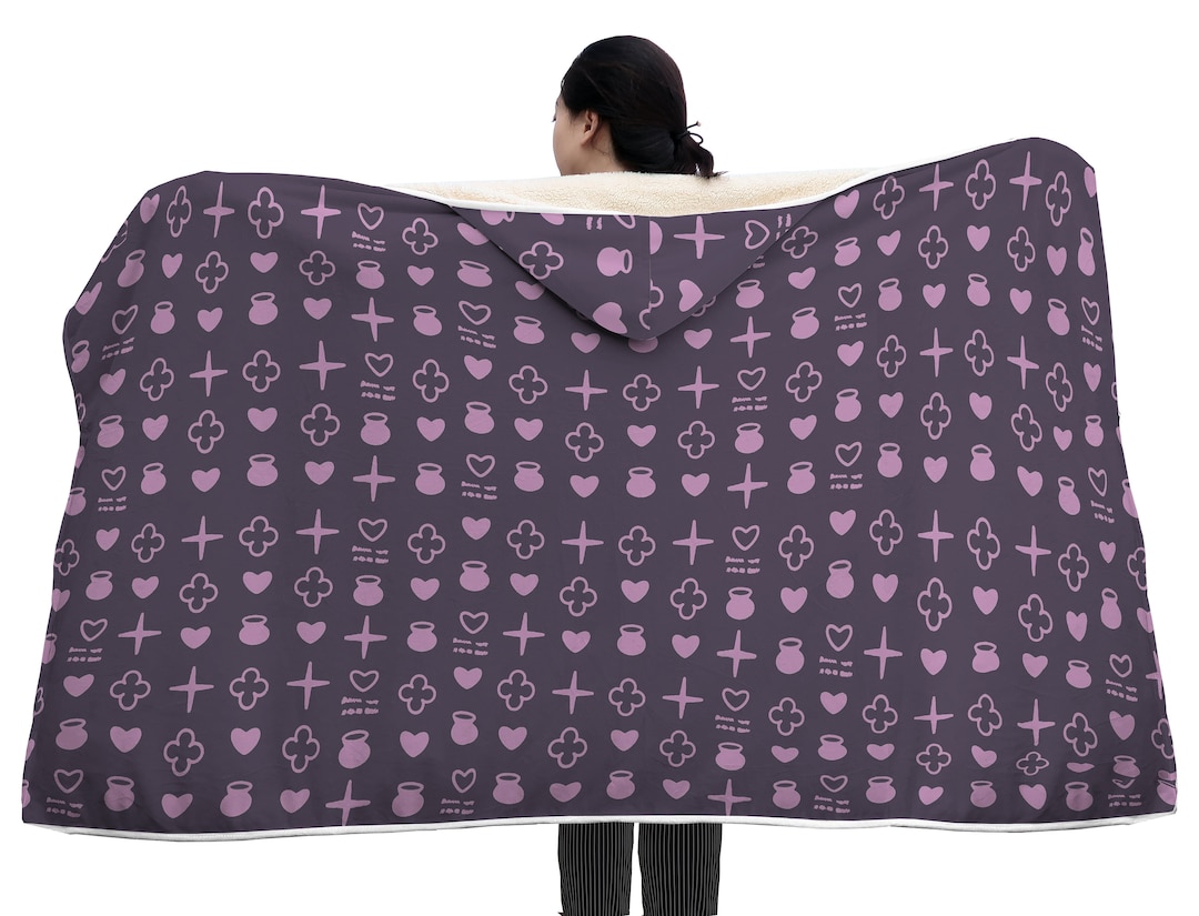 Ninomae Ina'nis Hooded Blanket | All Over Print Fleece Hoodie Cloak ...