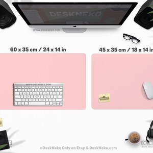 Pink Desk Mat: Large Mouse Pad, Plain Mouse Pad, Xxl Extended Deskmat ...