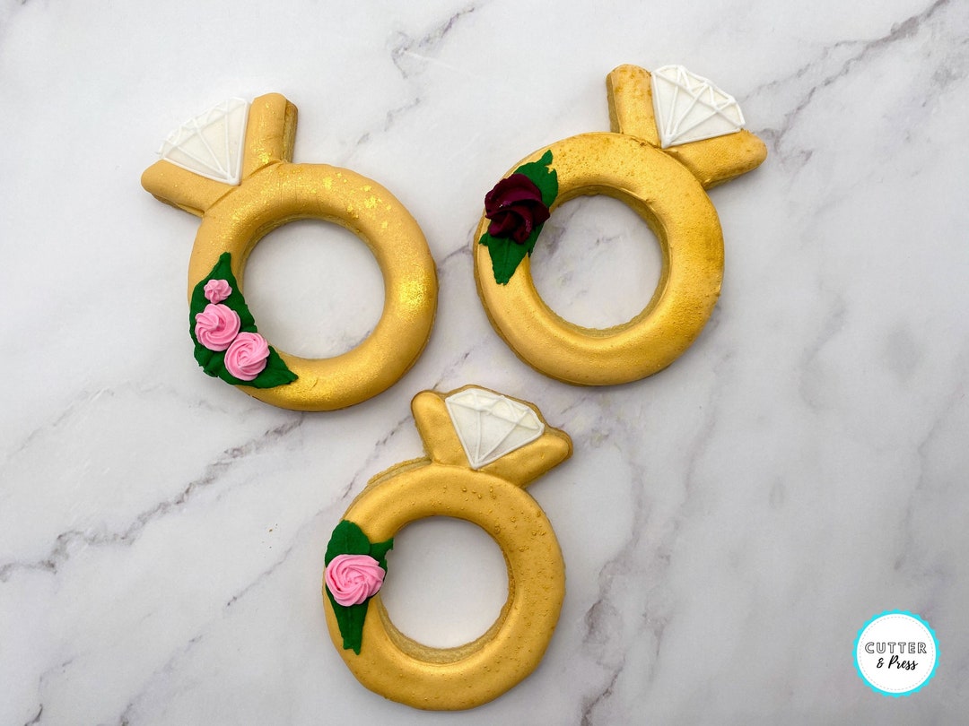 Wedding / Engagement Ring Cookie Cutter - Etsy
