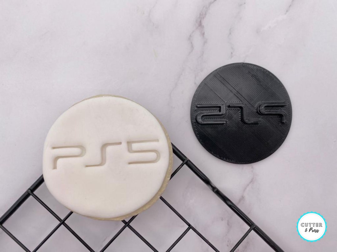 Playstation 5 Logo Cookie Embosser Stamp | 3D Printed Biscuit Press ...