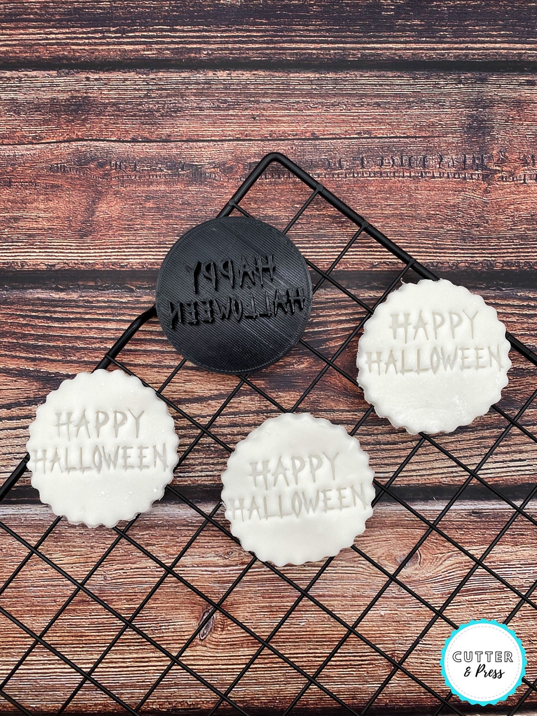Happy Halloween - Halloween Embosser Stamp - Etsy