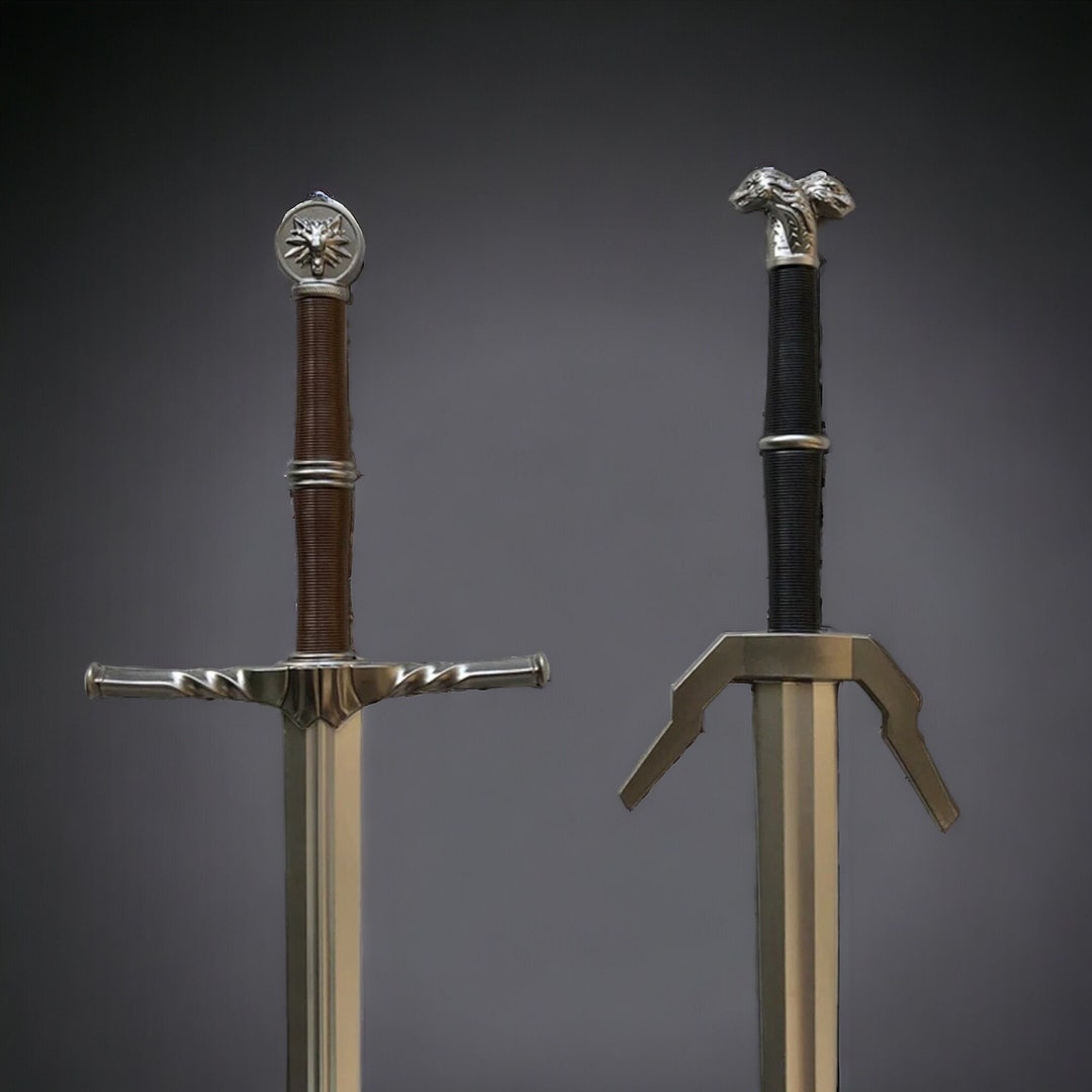 Geralt of Rivia Cosplay Swords the Witcher 3 Wild Hunt Swords Monster ...