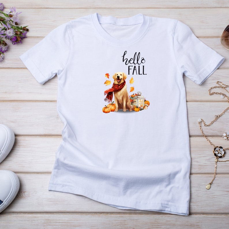 Golden Retriever Fall PNG, Pumpkin Spice Design (digital Download) - Etsy