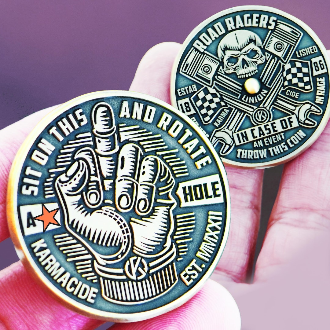 Rude Spinning Middle Finger Coin Adult Gift, Funny NSFW Toy, Offensive ...