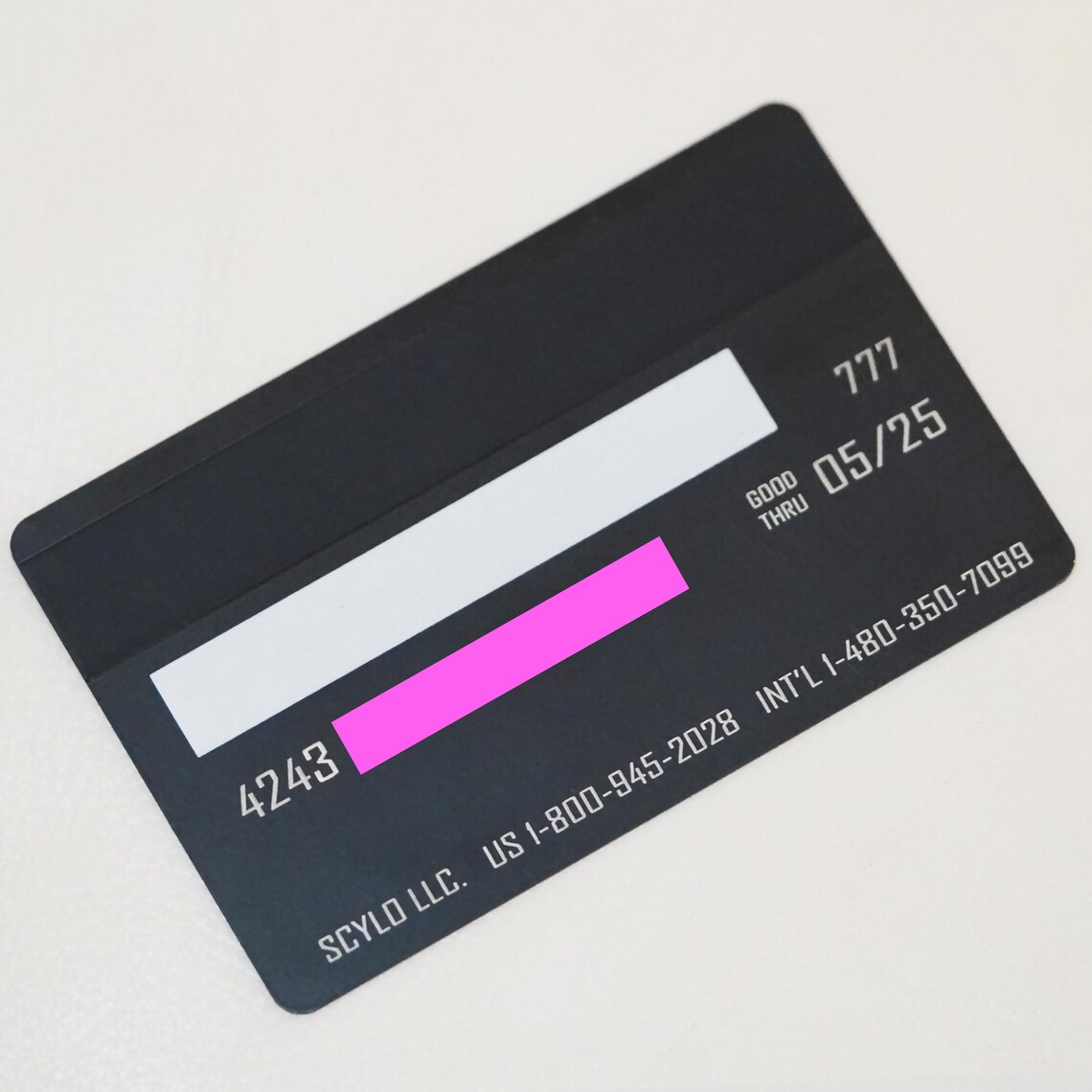 Personalized Illuminati Metal Black Card, Custom Stainless Steel Credit ...