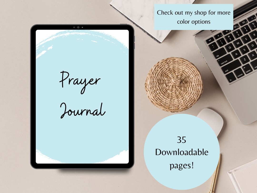 Prayer Journal, Gratitude Tracker, Prayer List, Bible Bookshelf, Daily ...