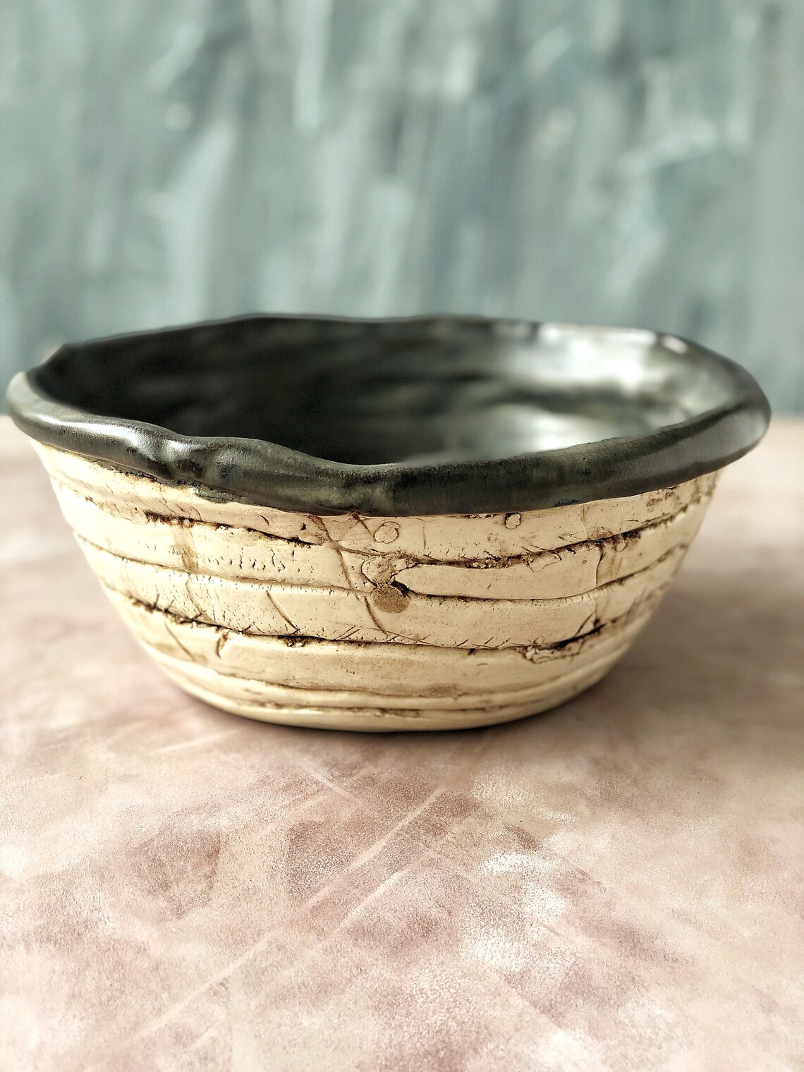 Handmade Ceramic Bowl Handpainted Ceramic Handmade Gift - Etsy