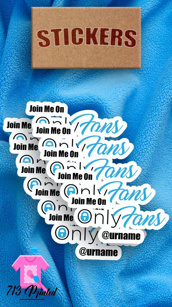 Custom ONLY FANS Sticker 25 PACK Upload Any Image of Your - Etsy