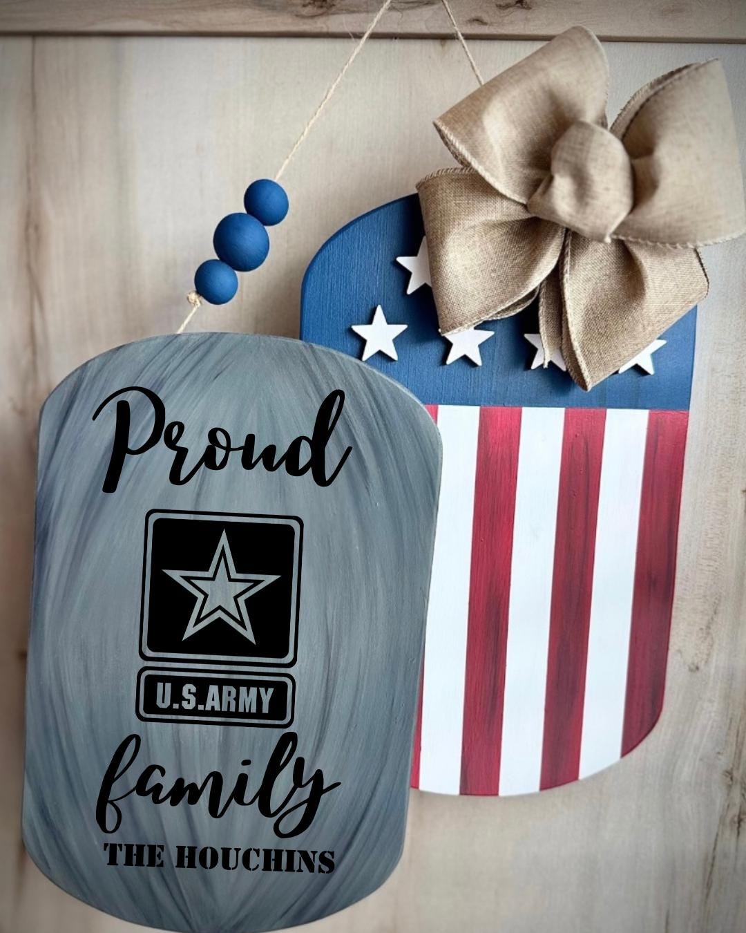 Army Door Hanger, Army Sign, Army Gift, Army Wall, Soldier Mom, Soldier ...