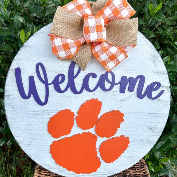 Clemson Sign - Etsy
