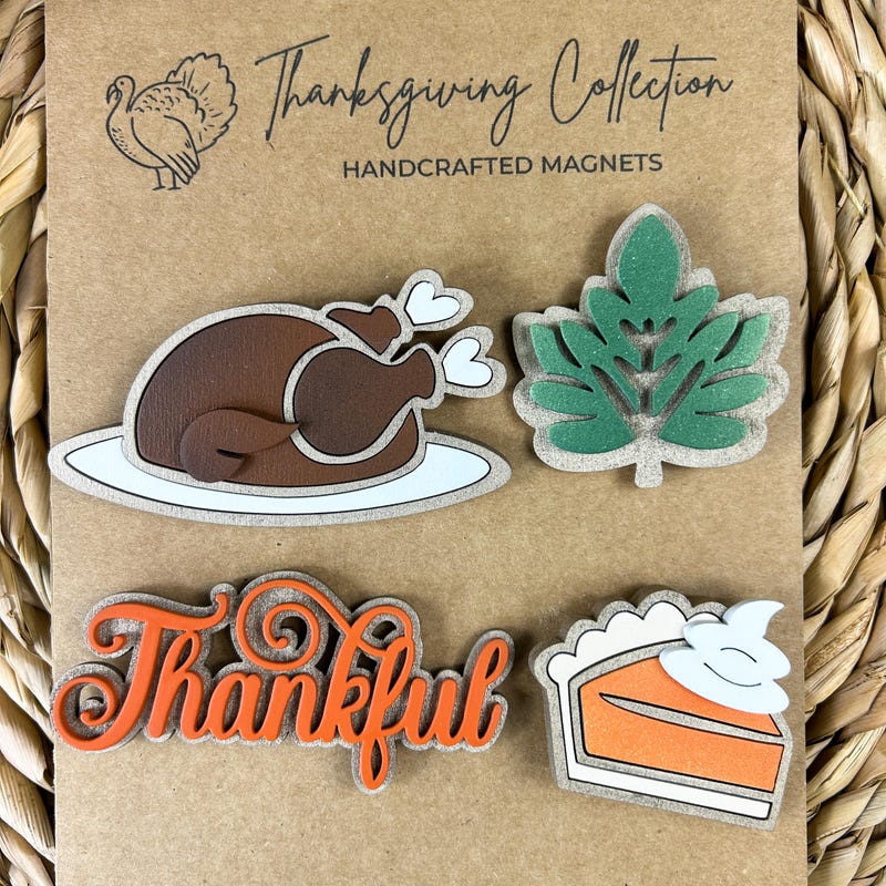 Pumpkin Ceramic Magnet - Etsy