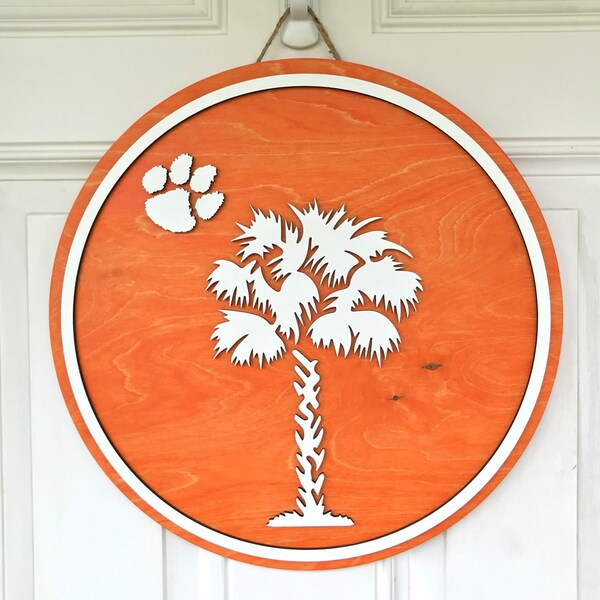 Clemson Sign - Etsy
