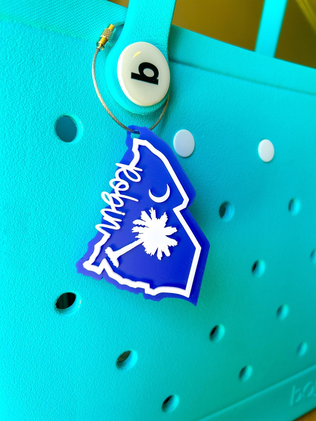South Carolina Beach Bag Tag | Bogg Bag Accessory | Bogg Bag Tag ...