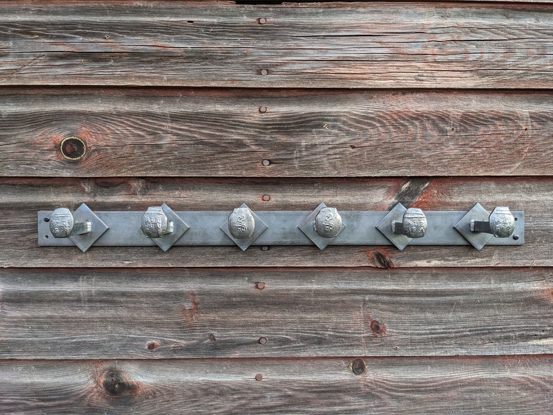 Coat Rack Wall Mount Railroad Spike Coat Rack Industrial - Etsy