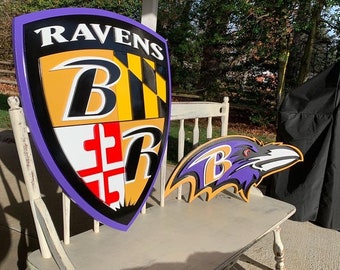 Baltimore Ravens Shield - Etsy