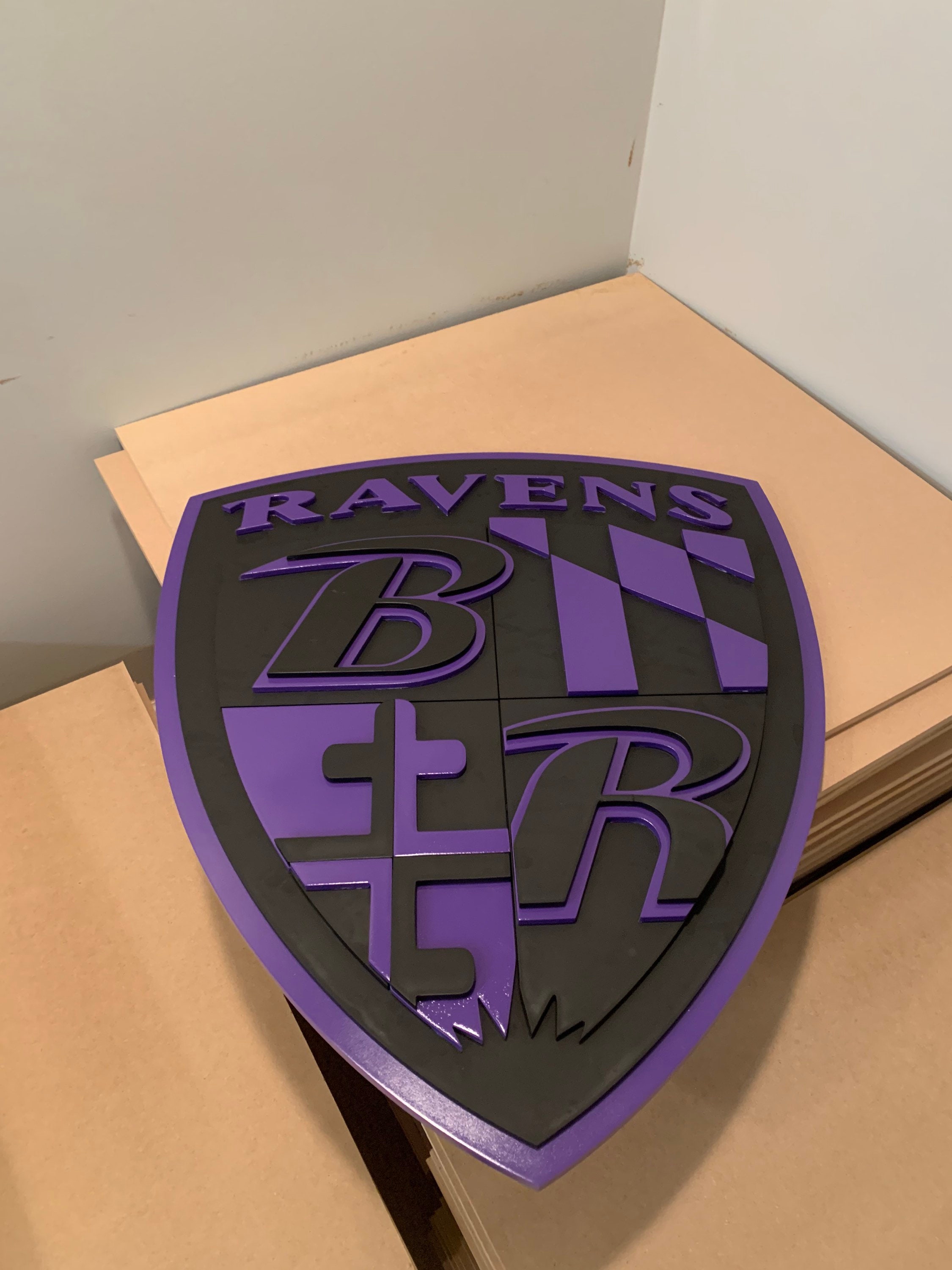 Baltimore Ravens Shield - Etsy