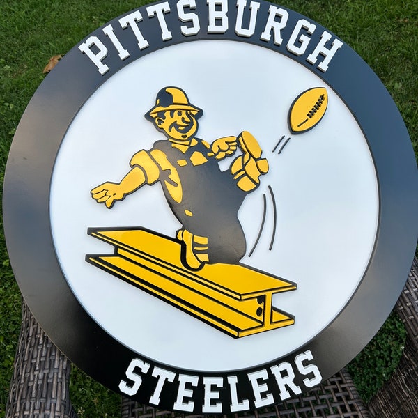 Steelers Wood Sign - Etsy
