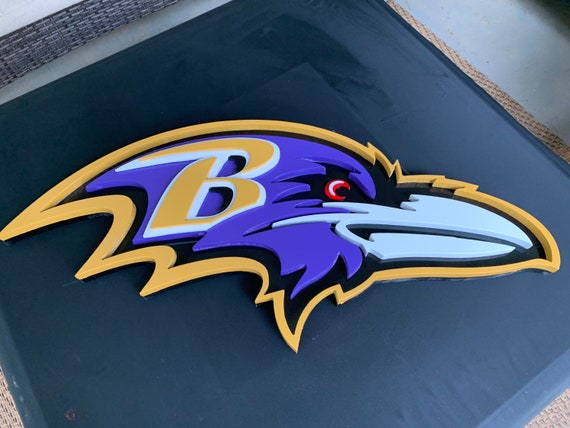 Baltimore Ravens 3D Sign - Etsy