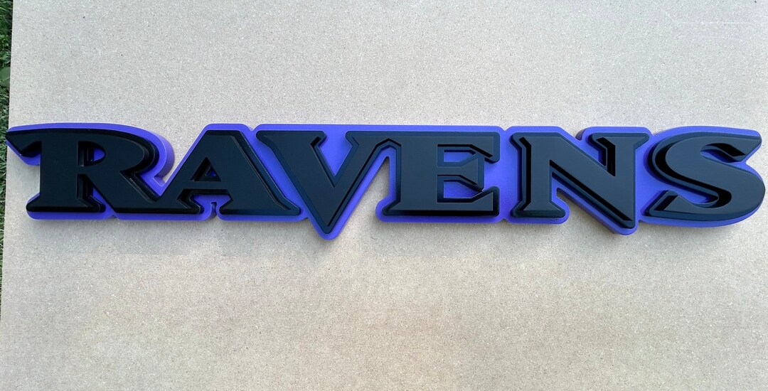 Baltimore Ravens Lettering Sign - Etsy