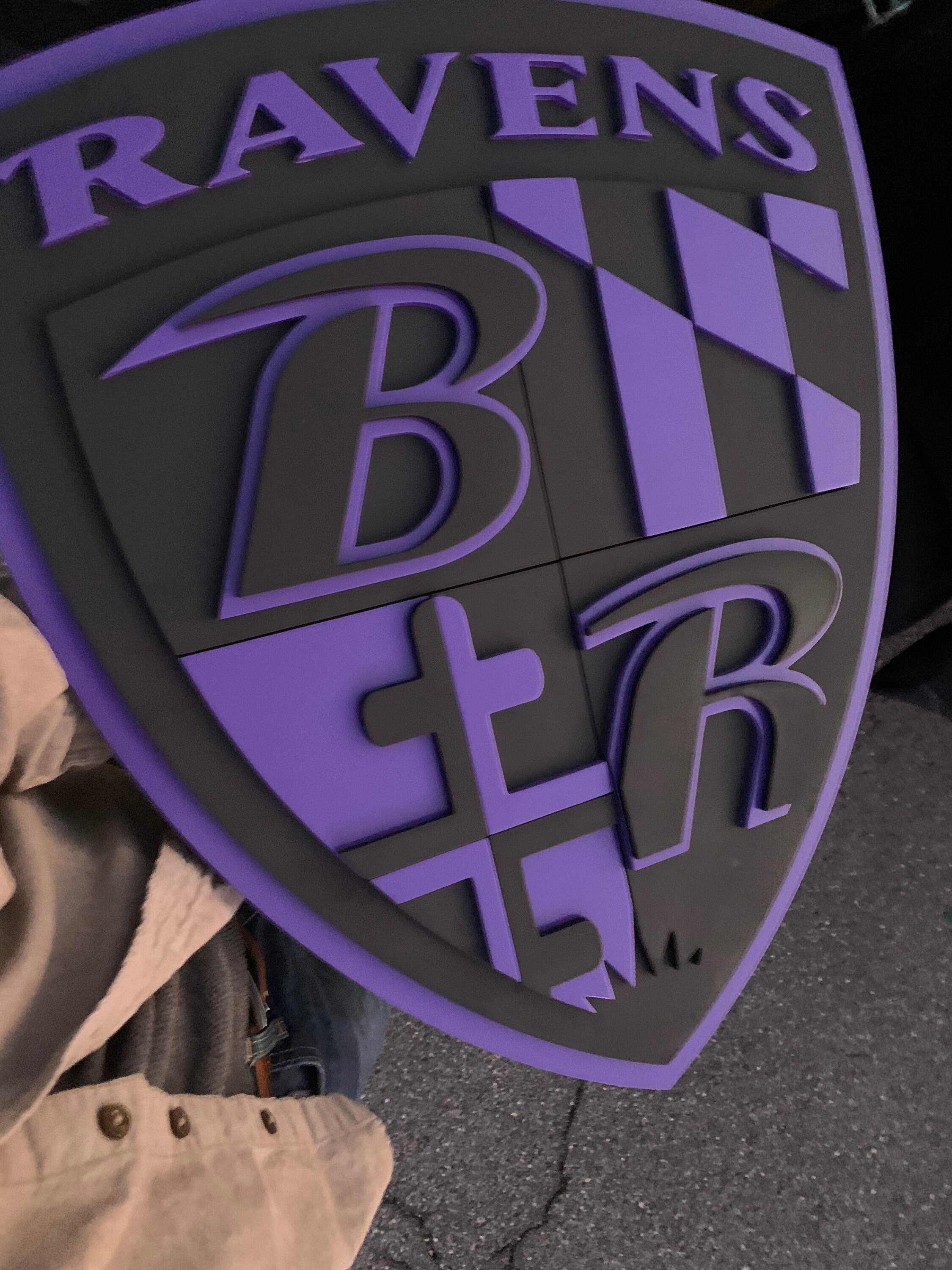 Baltimore Ravens Shield - Etsy