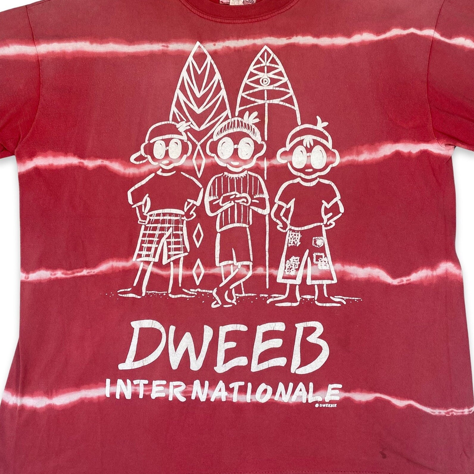 Vintage Dweeb Internationale Tie Dye Surf Tee - Etsy