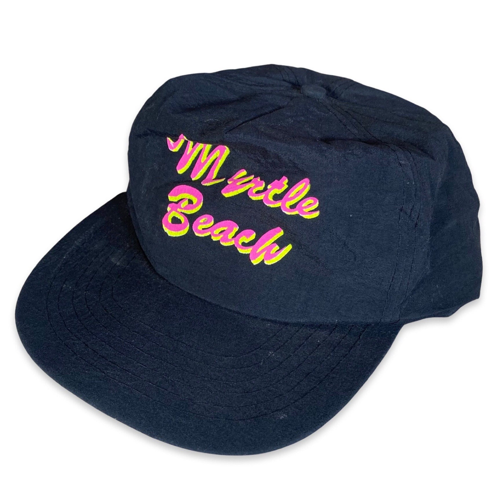 90's Myrtle Beach Nylon Baseball Cap - Etsy