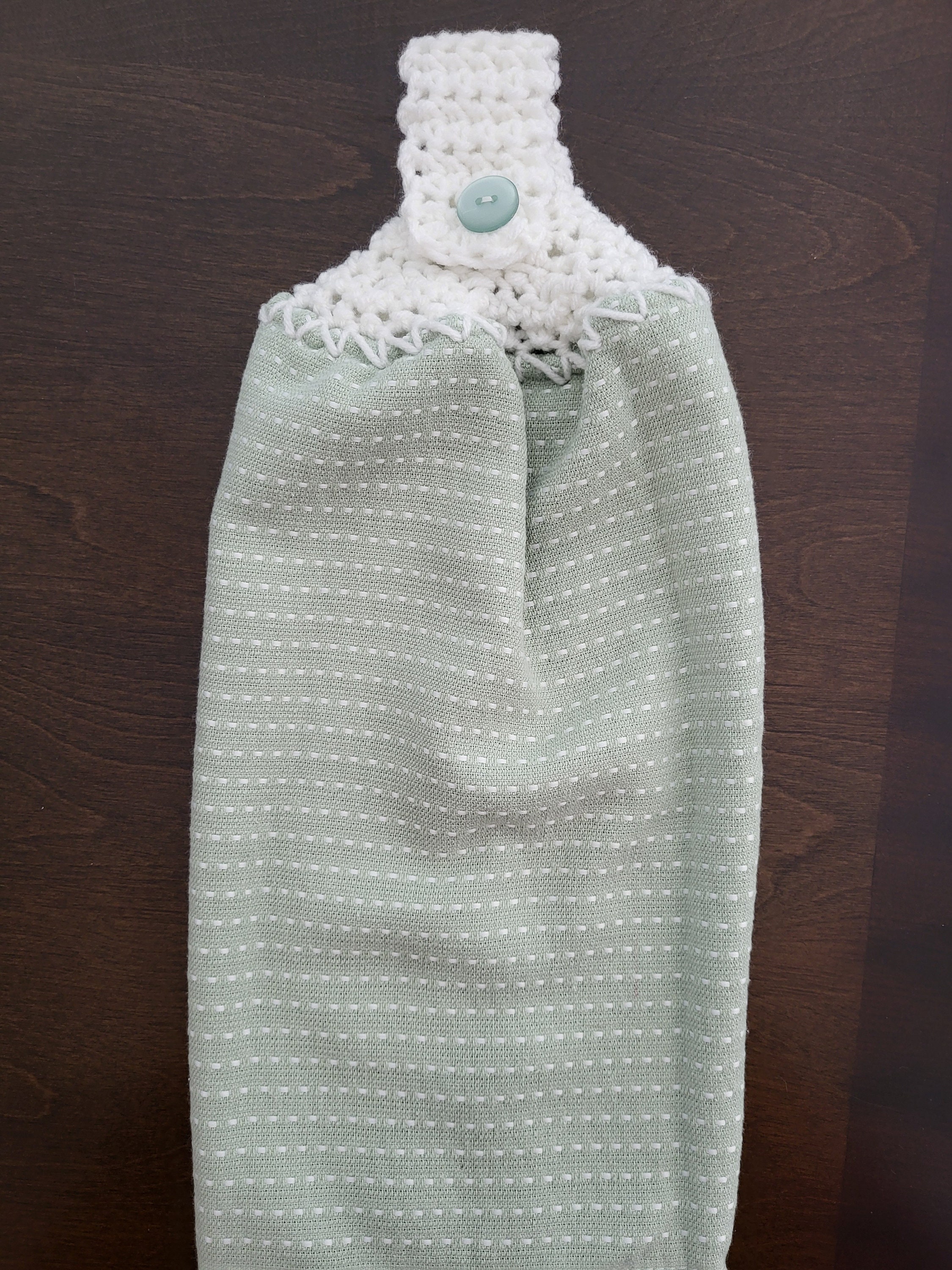 Spring Towels Crochet Top Button Closure - Etsy