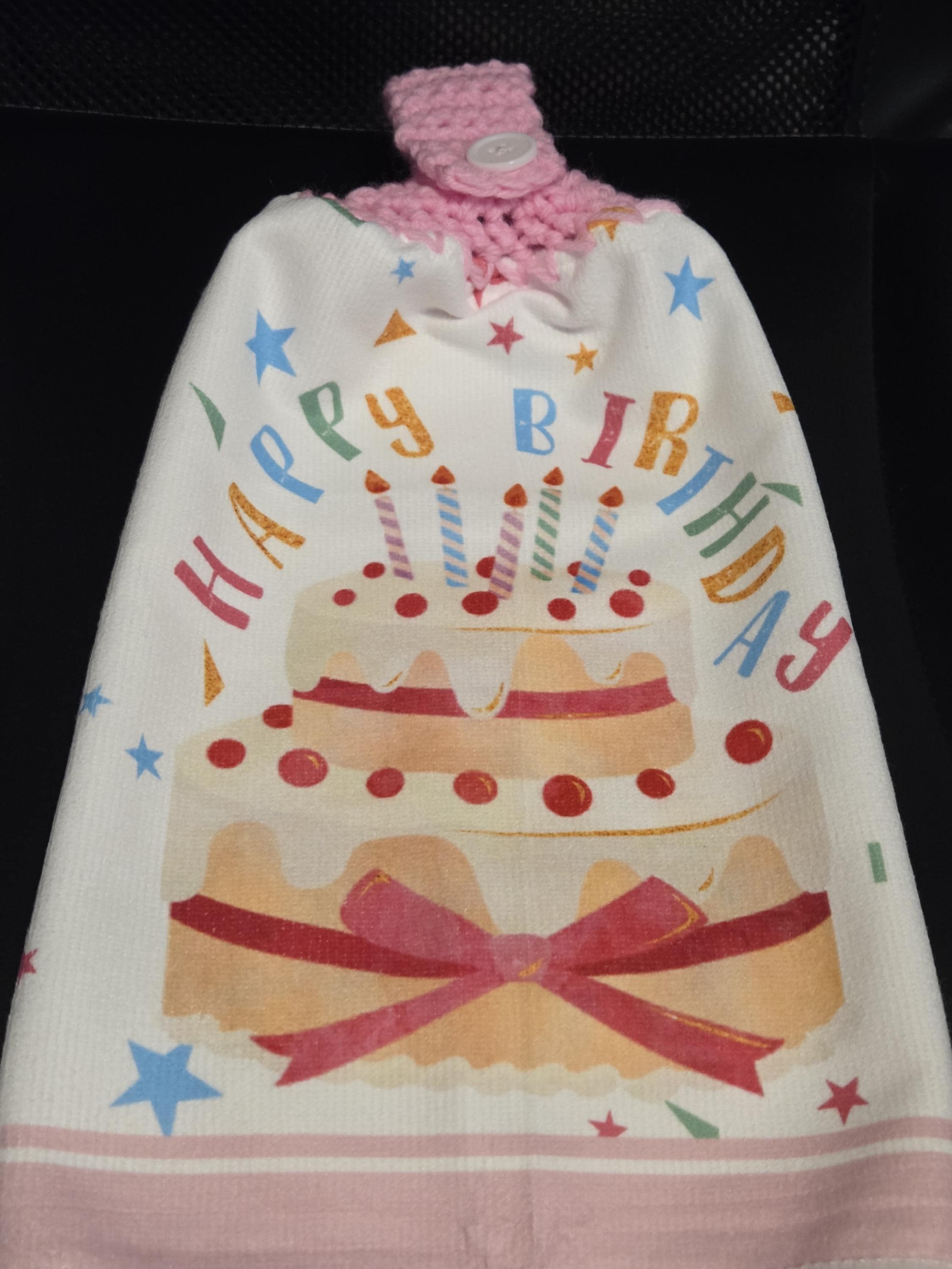 Happy Birthday Hanging Kitchen Hand Towels - Etsy