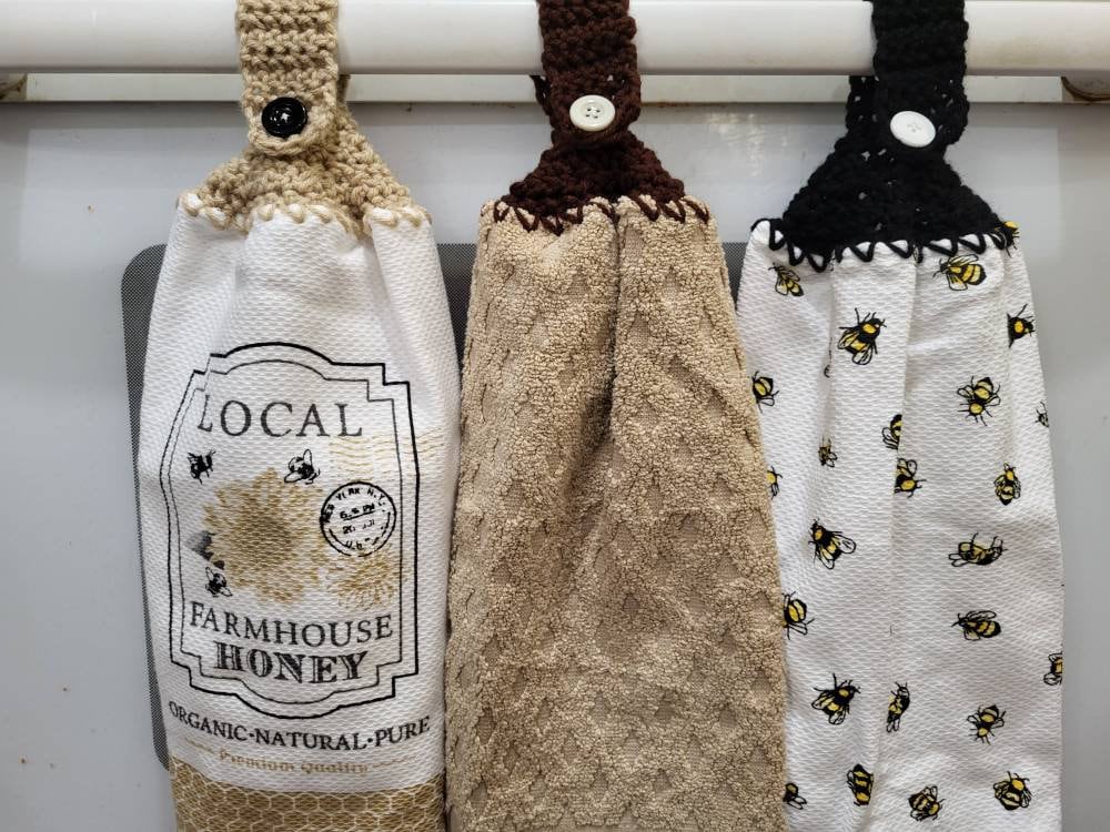 Honey Bees Kitchen Towels - Etsy