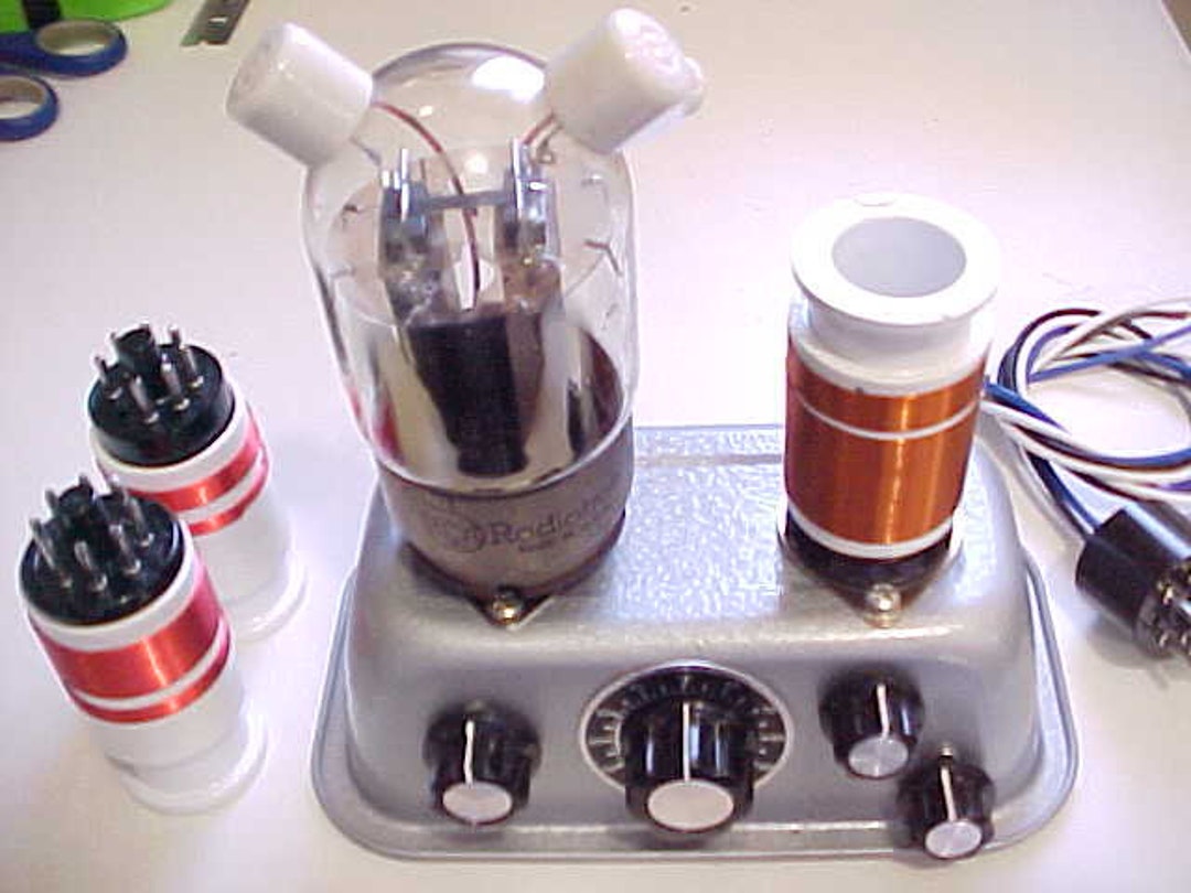 Dual Pentode 815 Tube Regenerative Receiver AM Broadcast + Shortwave ...