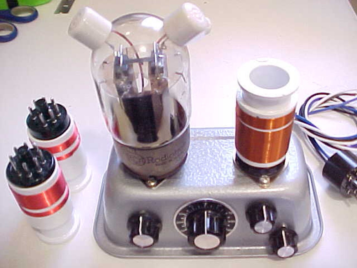 Dual Pentode 815 Tube Regenerative Receiver AM Broadcast + Shortwave ...