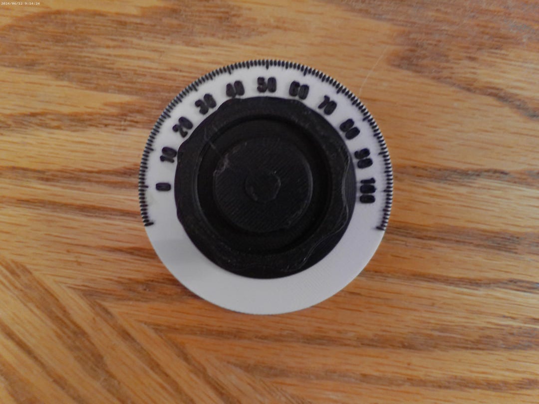 2.75" Dial Knob for Ham Radio Transmitters and Receivers 3D Plastic ...