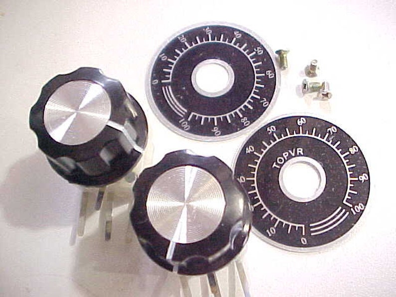 Two Dual 20pf Variable Capacitor Kits (40pf Total) With 16mm X 6.4mm ...