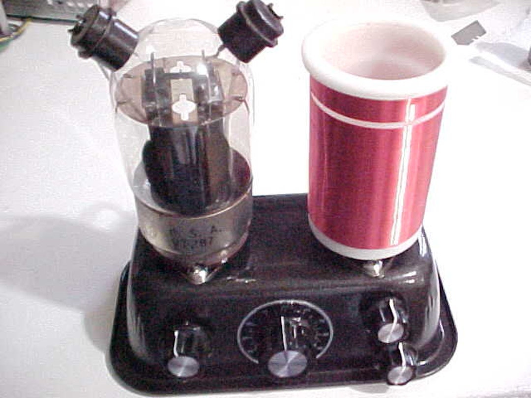 815 Tube Regenerative Receiver Long Wave + AM Broadcast + Shortwave 200 ...