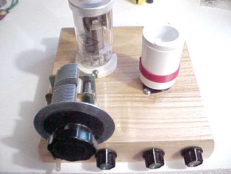 Schematic Only AM Broadcast/shortwave GU-50 Regenerative Receiver (530 ...