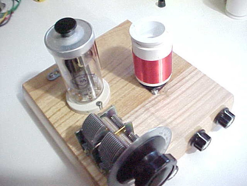 Schematic Only AM Broadcast/shortwave GU-50 Regenerative Receiver (530 ...