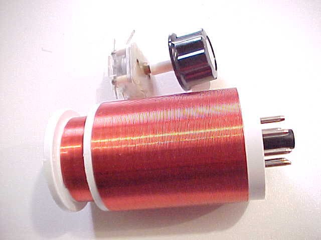 Handy Plug-in Coil, Variable Capacitor and Control Knob for Regen ...