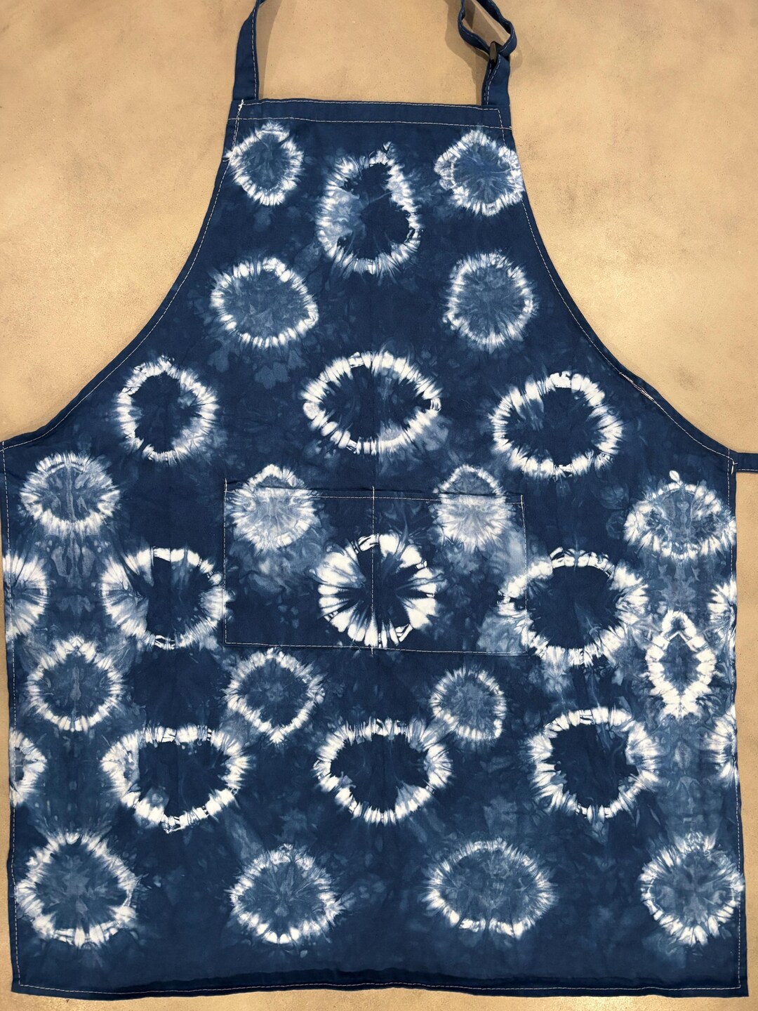 ENSO INDIGO Shibori Tie Dye Apron | for the Kitchen, Bar, Garden, the ...