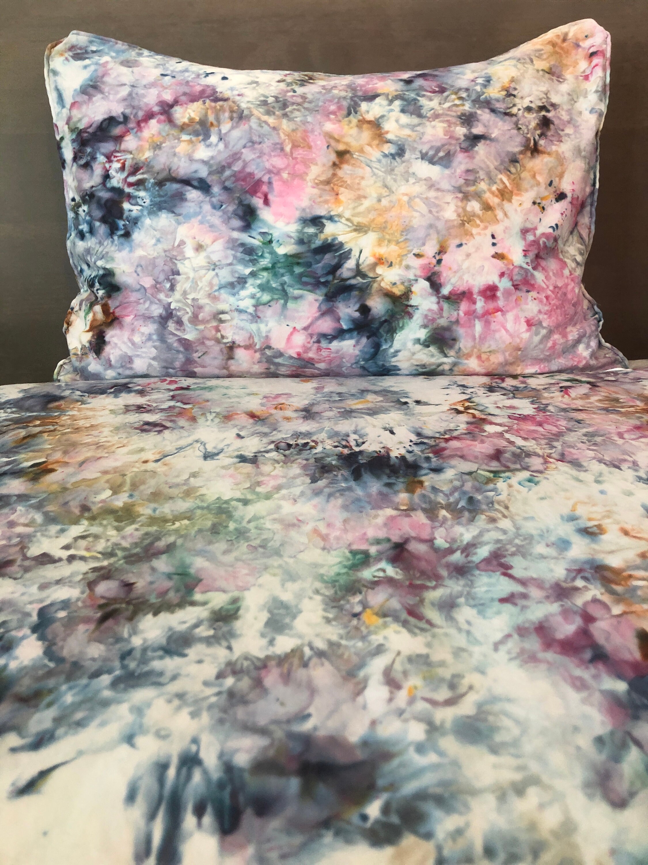 SAKURA Ice Tie Dye Duvet Cover Set | Sheets | Pillowcases | Pastel ...