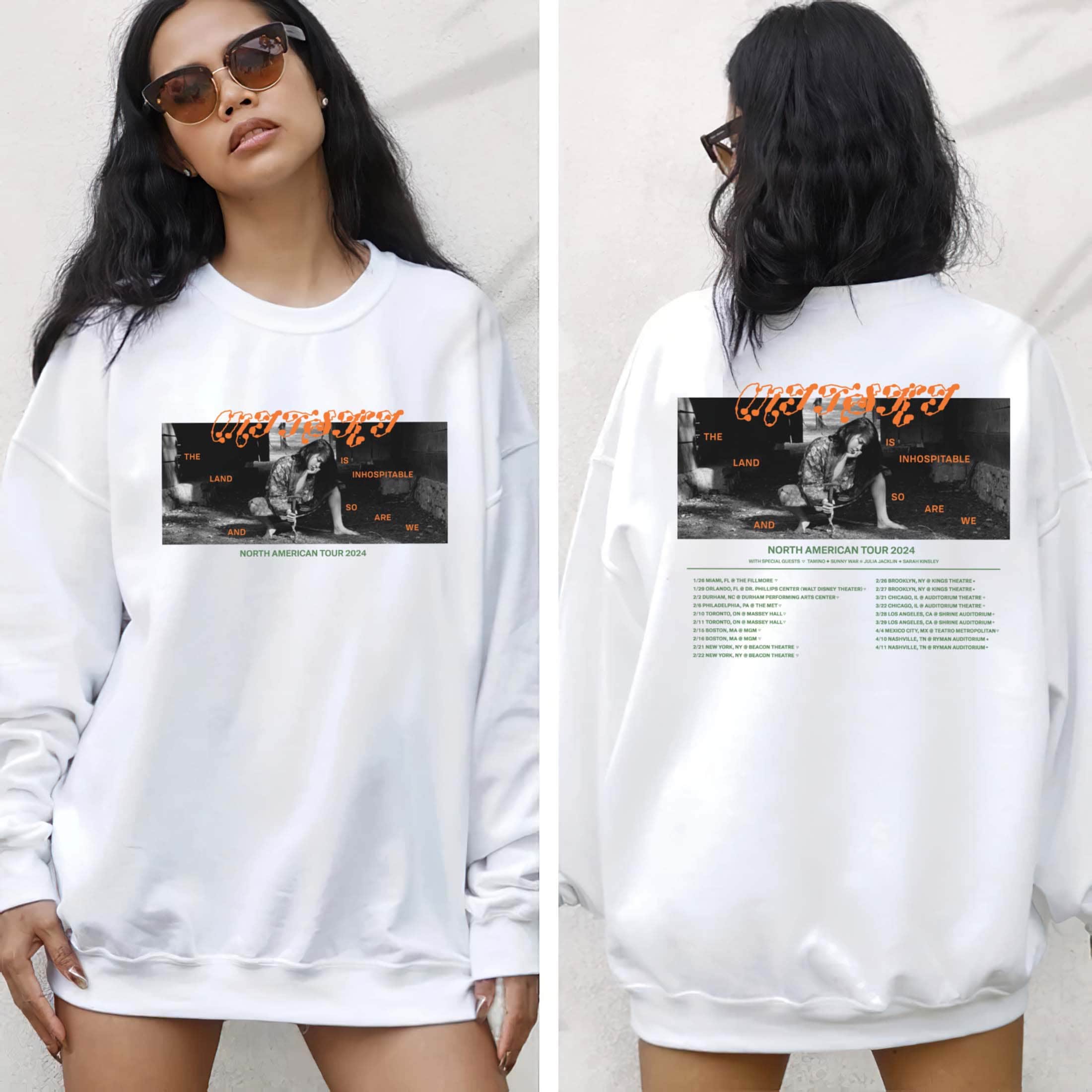 Mski The Land is Inhospitable and So Are We 2024 Tour Shirt, Mski 2024 ...