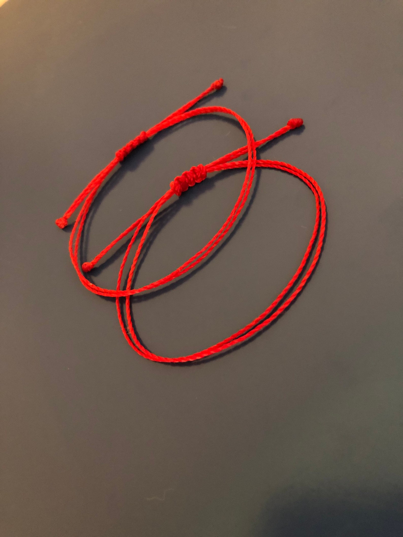 2 Red String Bracelets Protection Bracelets Kabbalah | Etsy